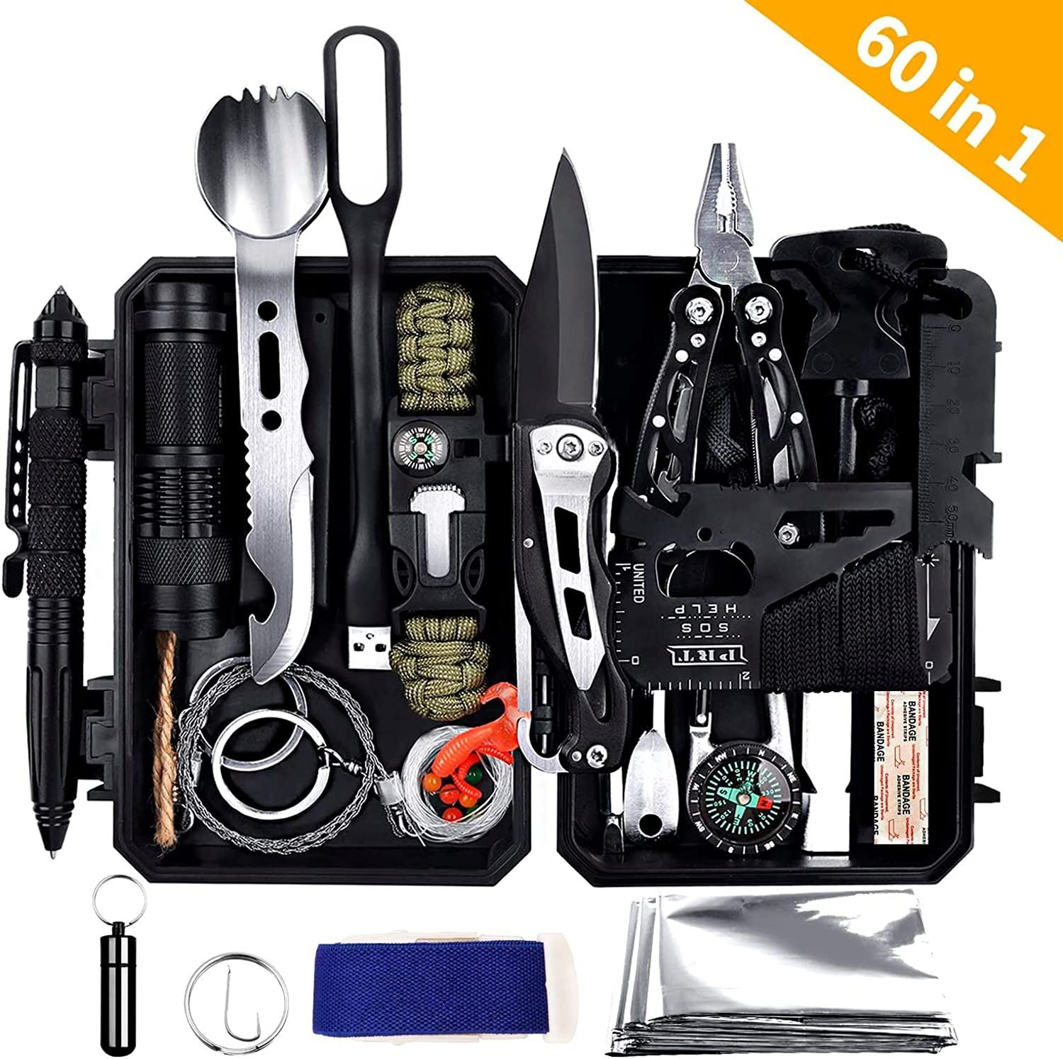 ANTARCTICA Emergency Survival Gear Kit 60 in 1 - BagNook – bagNook