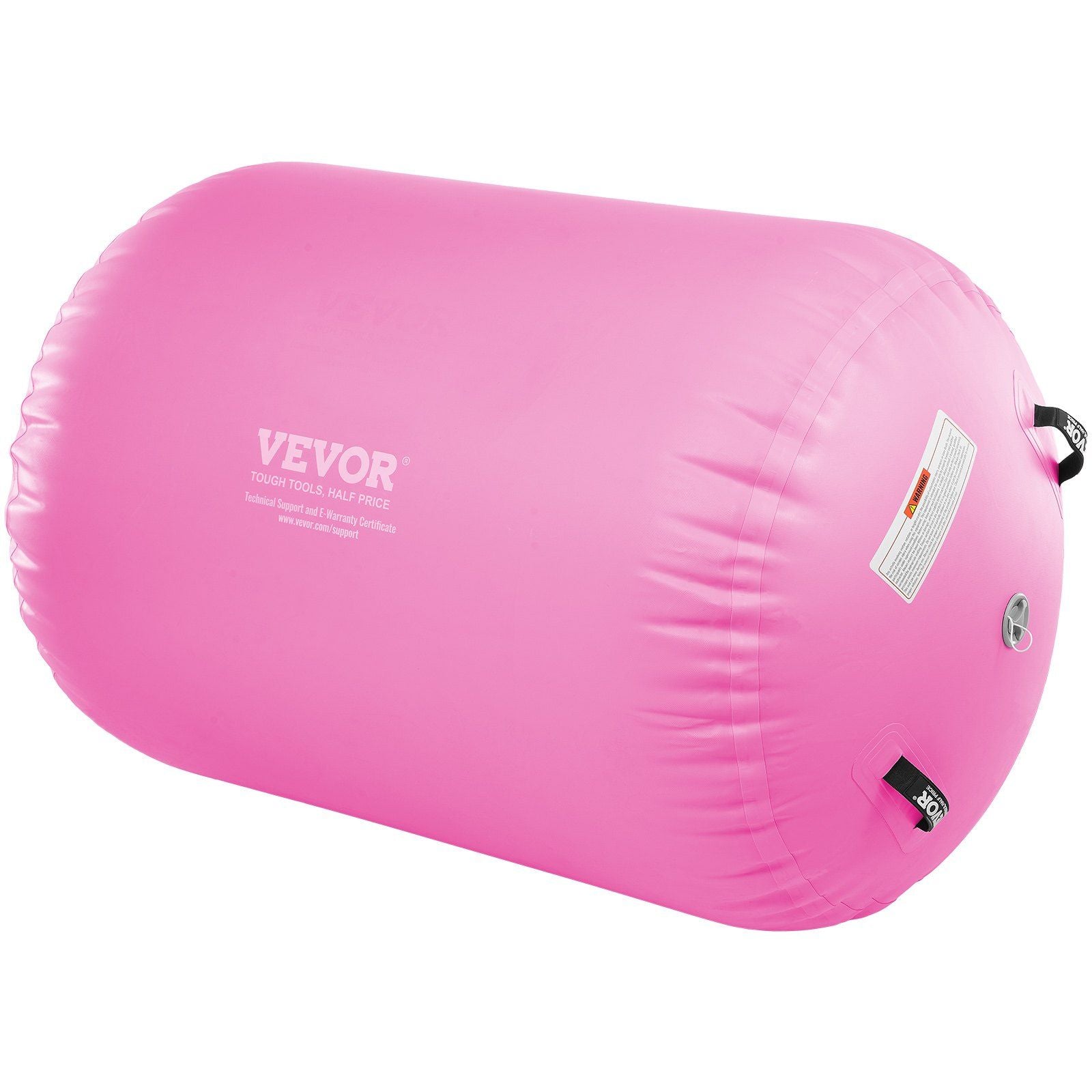 VEVOR Gymnastics Air Inflatable Barrel - 23.6 x 48.4", Pink - BagNook ...