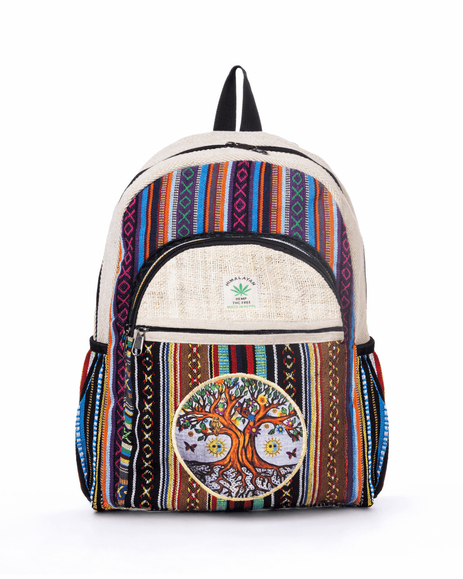 Kathmandu Collection | Handmade Cotton & Hemp Tree of Life Daypack ...